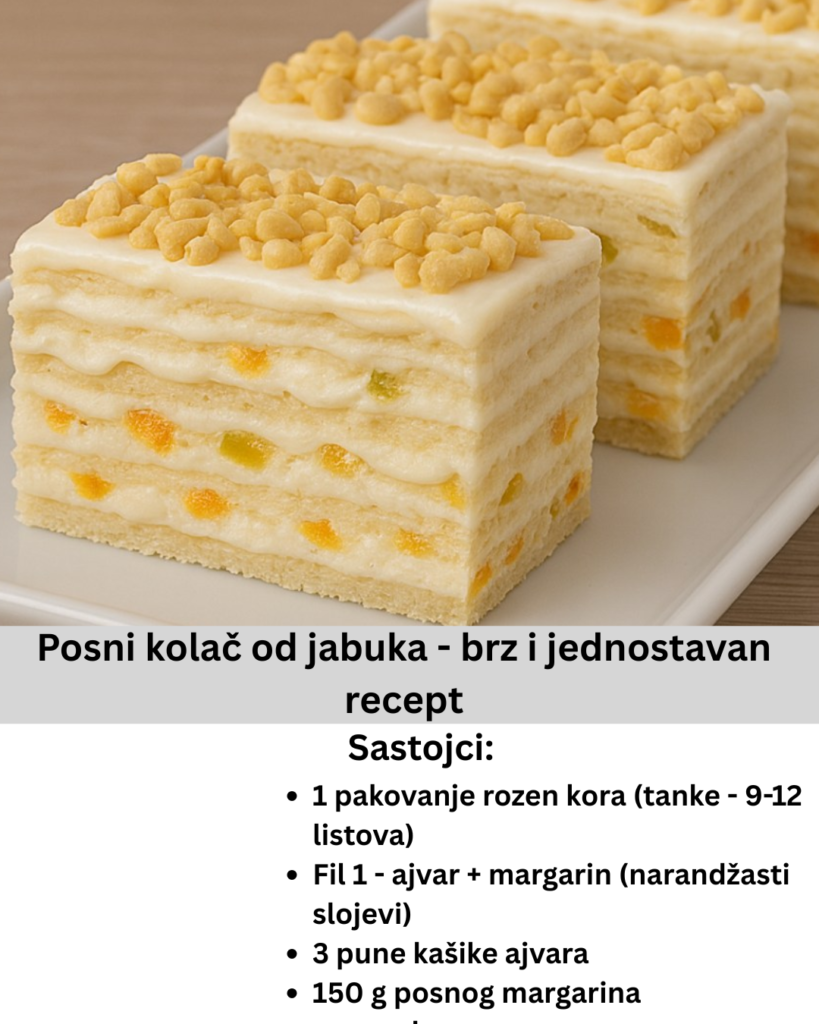 🧂 POSNA SLANA ROZEN TORTA (predjelo)-Idealna za slavsku i prazničnu ...
